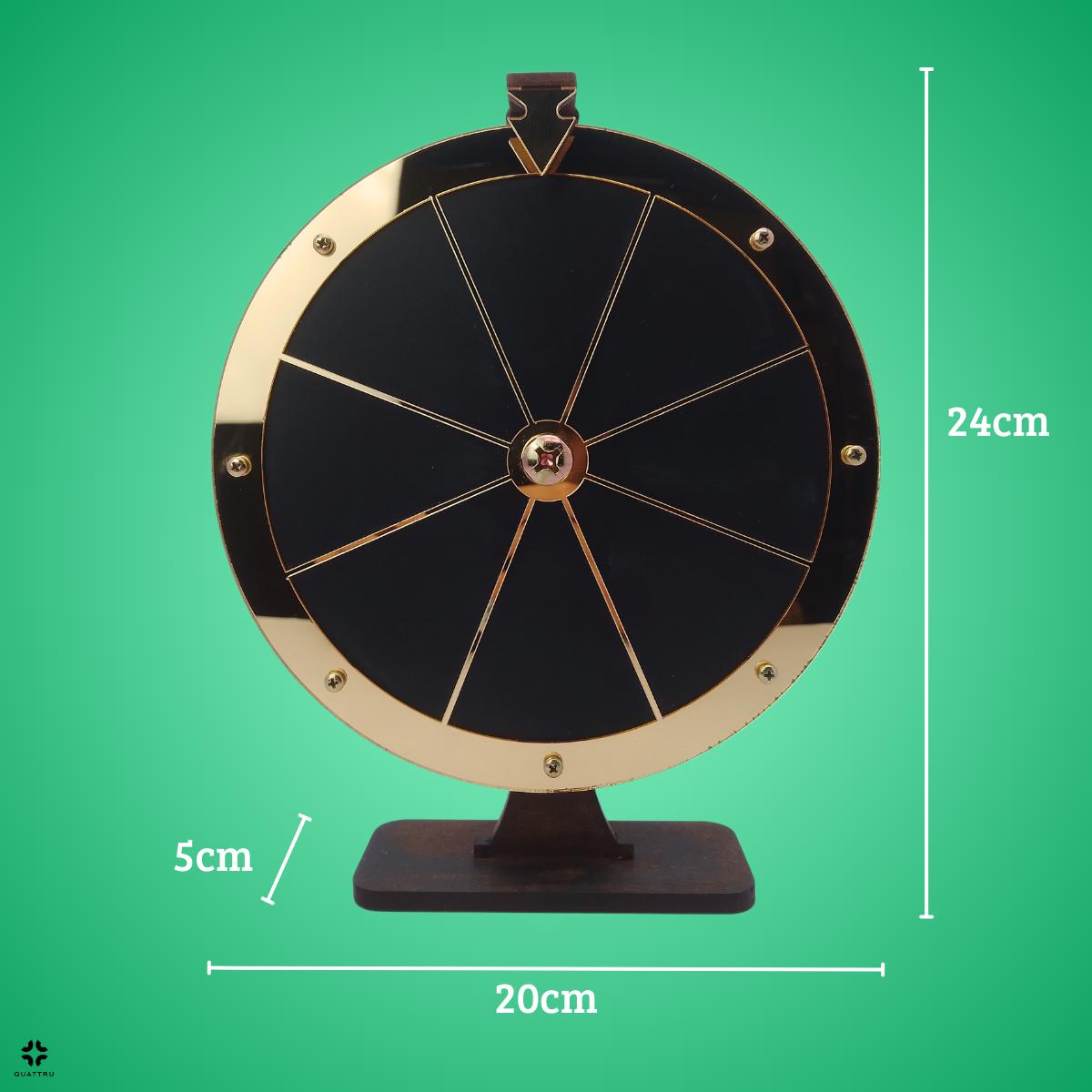 Roleta Da Sorte Portátil Roda Premiada Sorteio Brindes Mdf - Loja da Dias